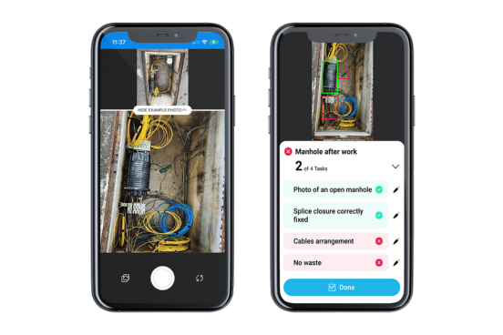 AI computer vision for telecom and utilities | IQGeo